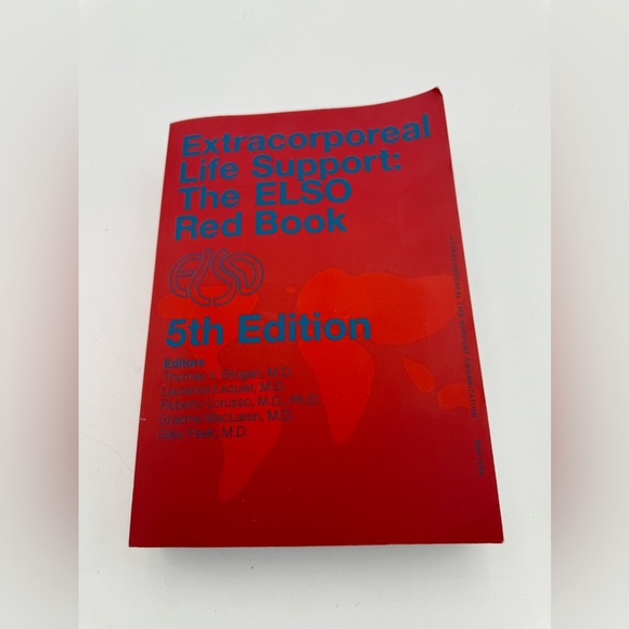 Other | Extracorporeal Life Support The Elso Red Book By Thomas V ...